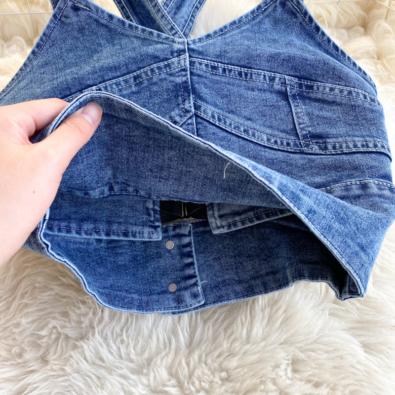 Angie Two Piece Denim Set – All Pretty Girls