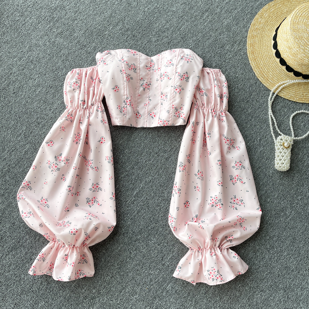 Daisy Puff Sleeve Top – All Pretty Girls