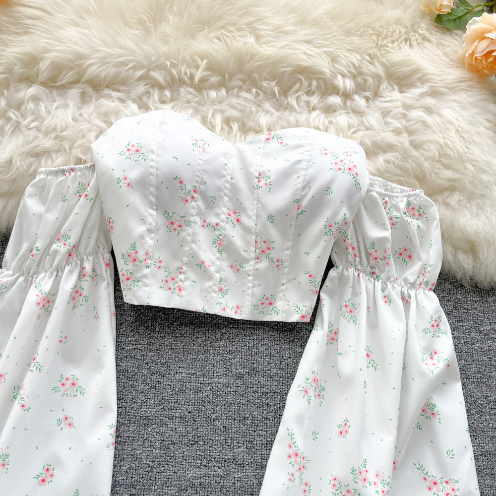 Daisy Puff Sleeve Top – All Pretty Girls