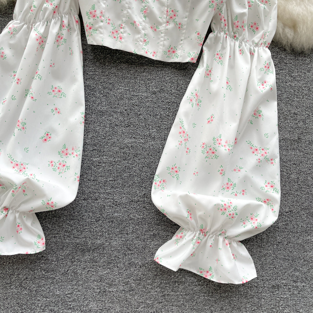 Daisy Puff Sleeve Top – All Pretty Girls